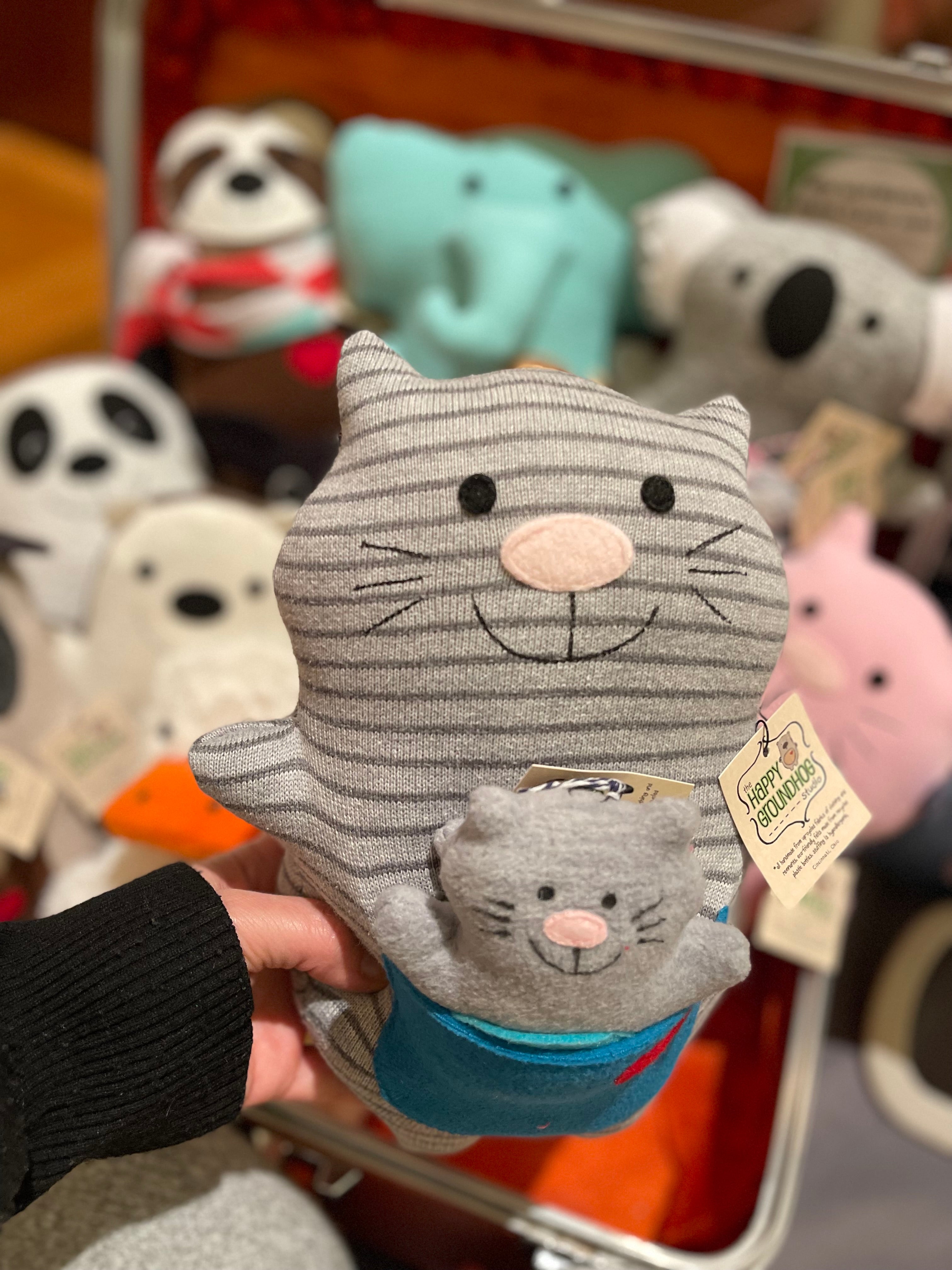 Kitty Cat Stuffed Plushie – The Happy Groundhog Studio